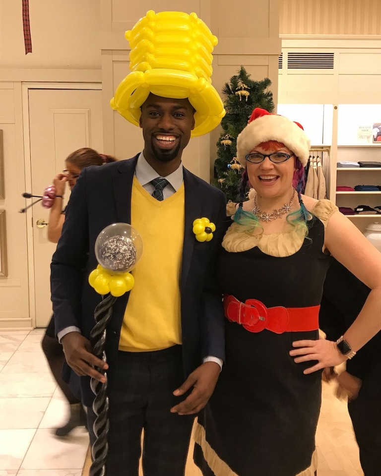 Partying Brooks Brothers style! - The Twisted Balloon Company